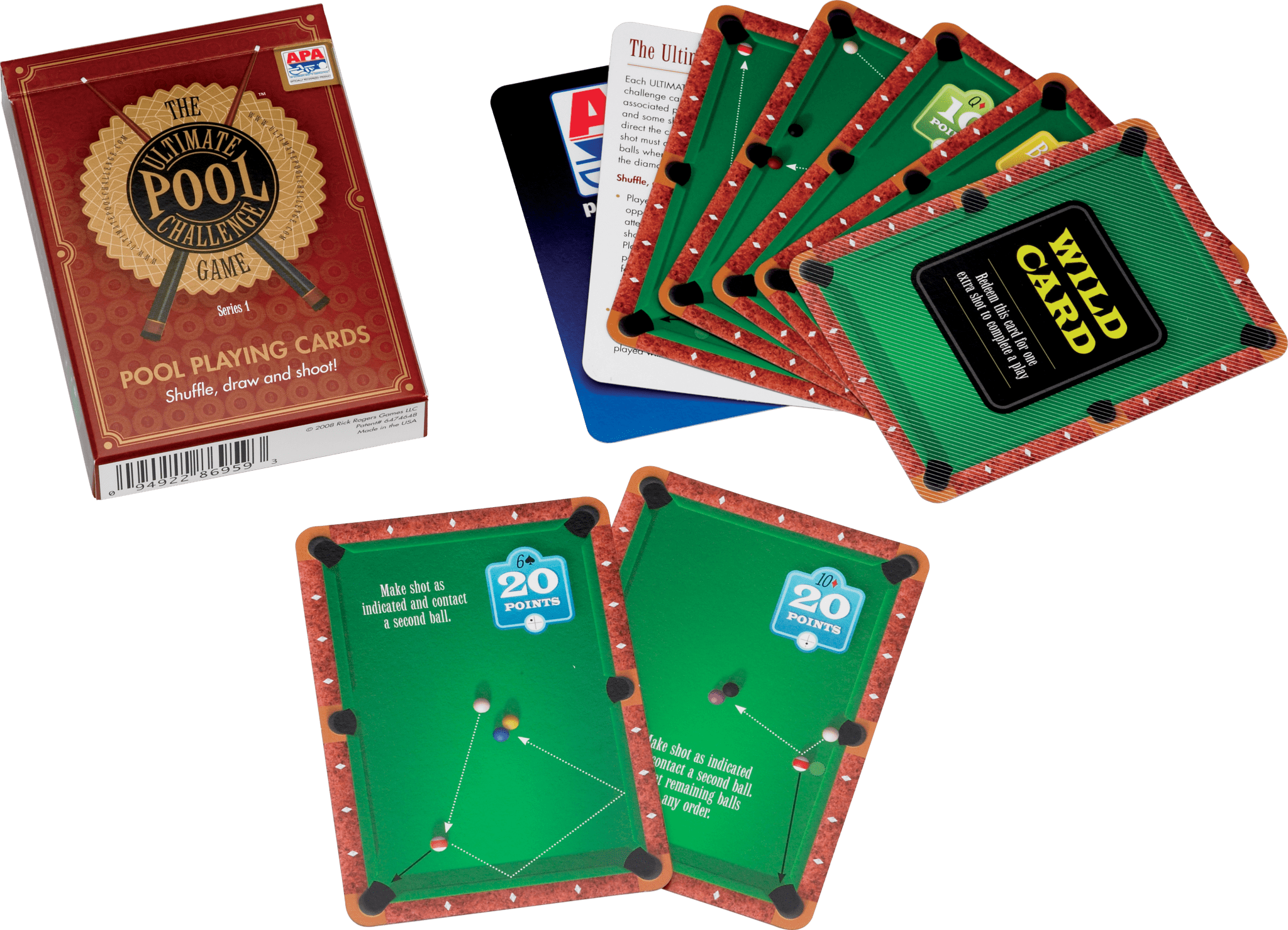 Ultimate IPUPC Pool Challenge Cards - Pool Shark Supply